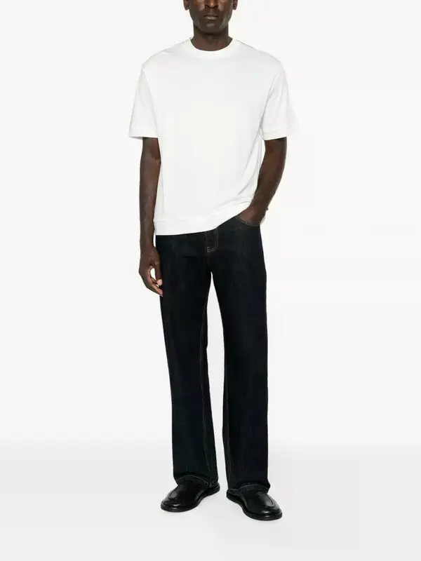PAOLO PECORA Ribbed-trim T-shirt