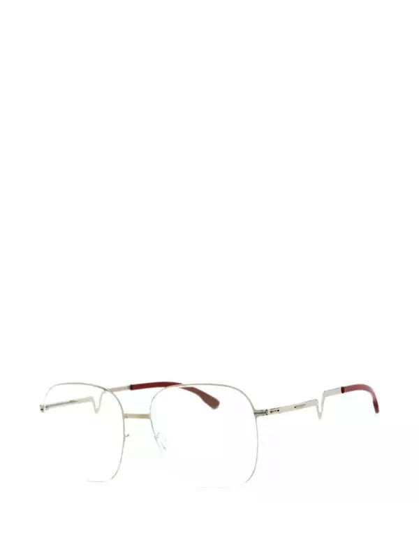 IC! BERLIN Square-frame Geometric-arm Glasses - Gold