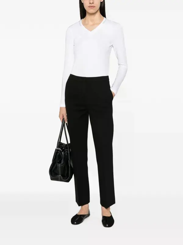 TWINSET Concealed-fastening Straight-leg Trousers