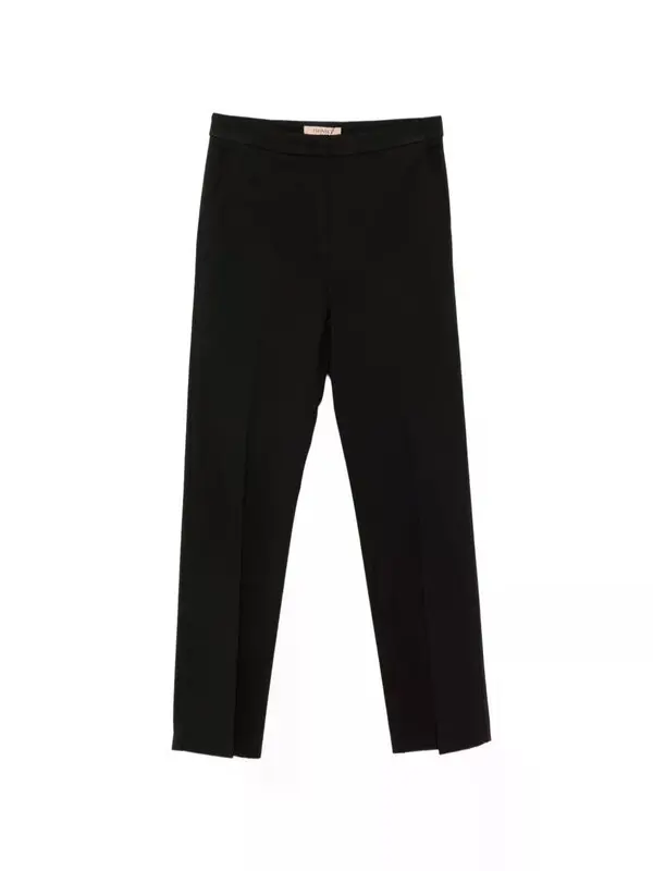 TWINSET Concealed Fastening Straight-leg Trousers