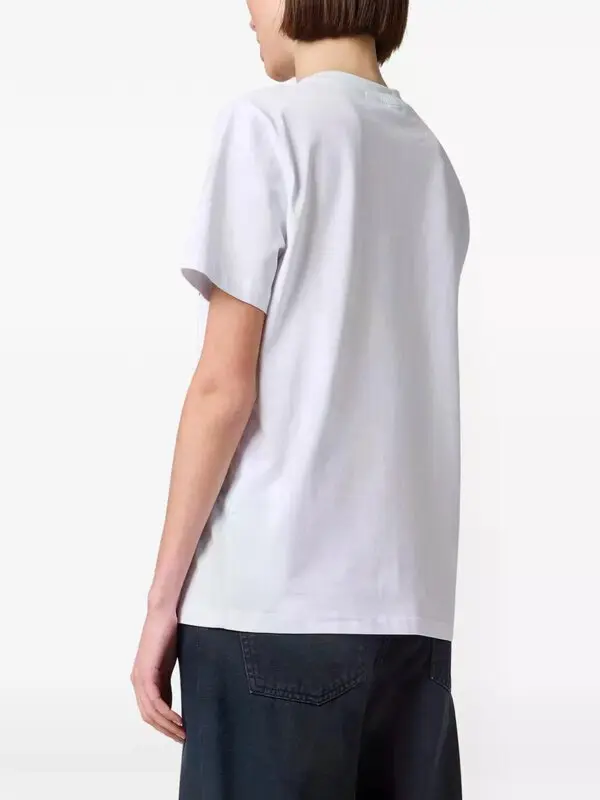 MSGM Embroidered Cat T-shirt