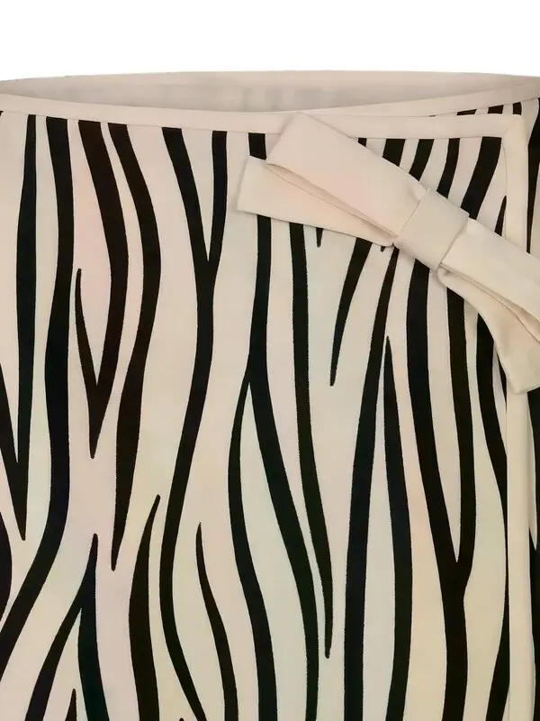 Valentino Garavani Zebra-print Midi Skirt