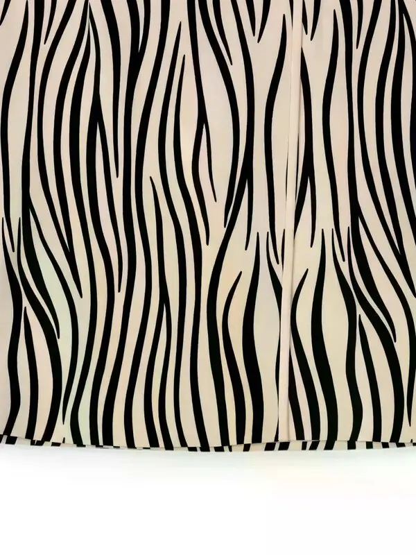 Valentino Garavani Zebra-print Midi Skirt