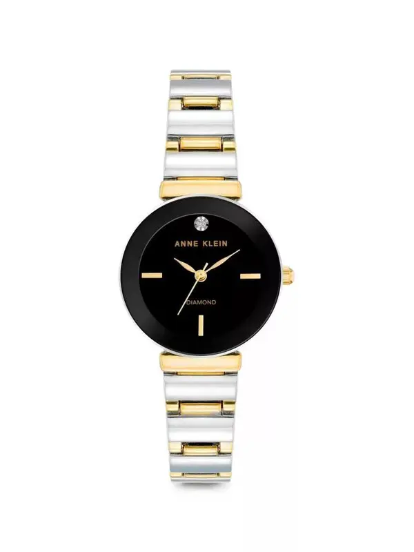 Anne Klein Diamond-accented Two-tone 28mm Watch