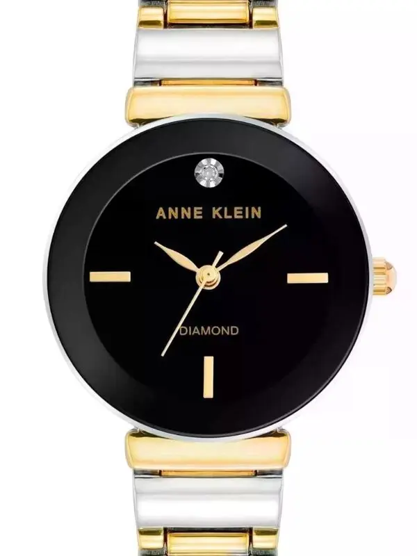 Anne Klein Diamond-accented Two-tone 28mm Watch