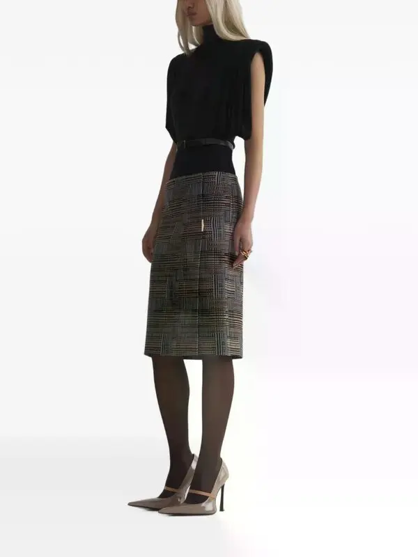 MUGLER Jersey Frame Top
