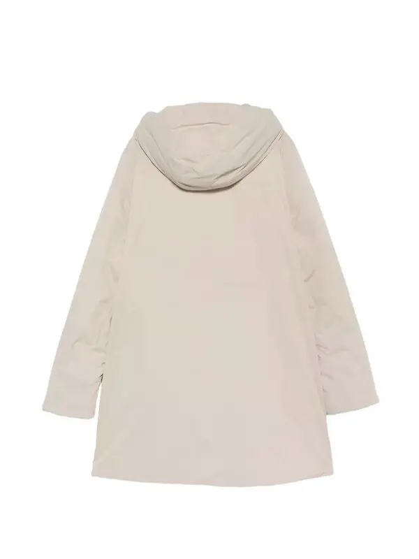 K-WAY Hooded Logo-patch Coat