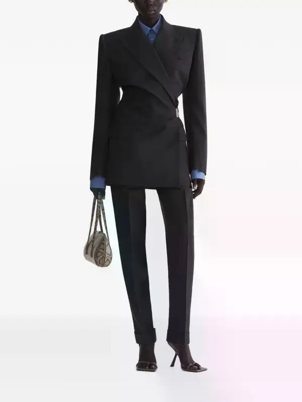 MUGLER Twisted Double Breasted Jacket