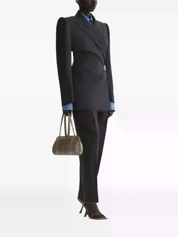MUGLER Twisted Double Breasted Jacket