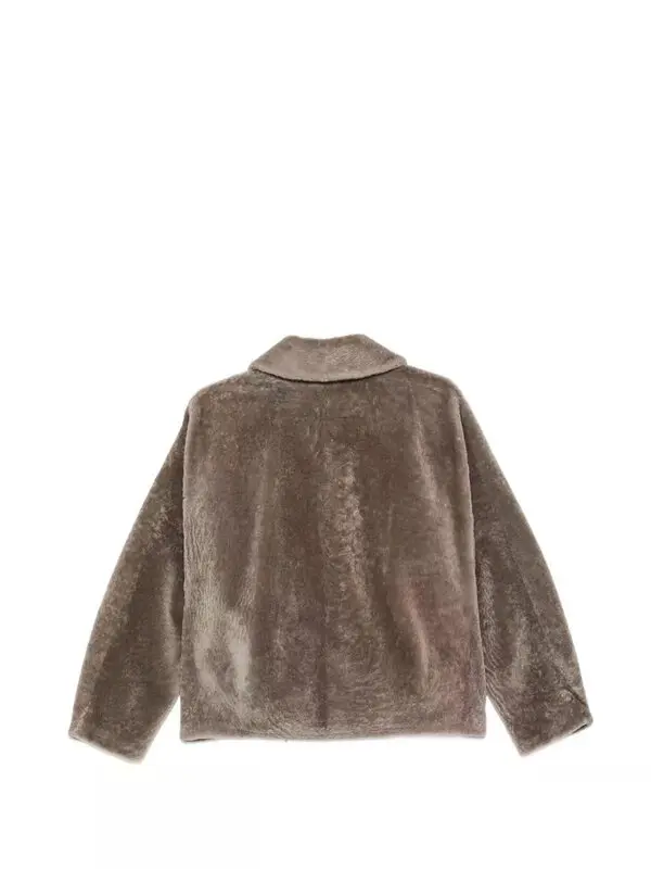 MANZONI 24 Shearling-finish Collared Jacket