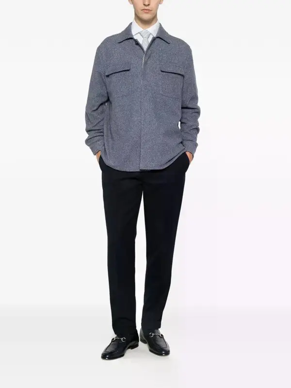 Eleventy Flap-pocket Shirt Jacket
