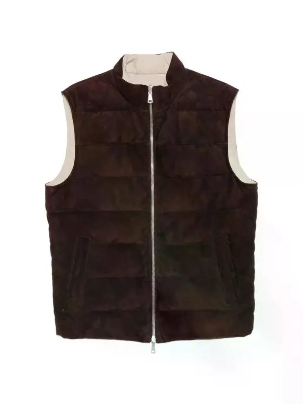 Eleventy Suede Gilet