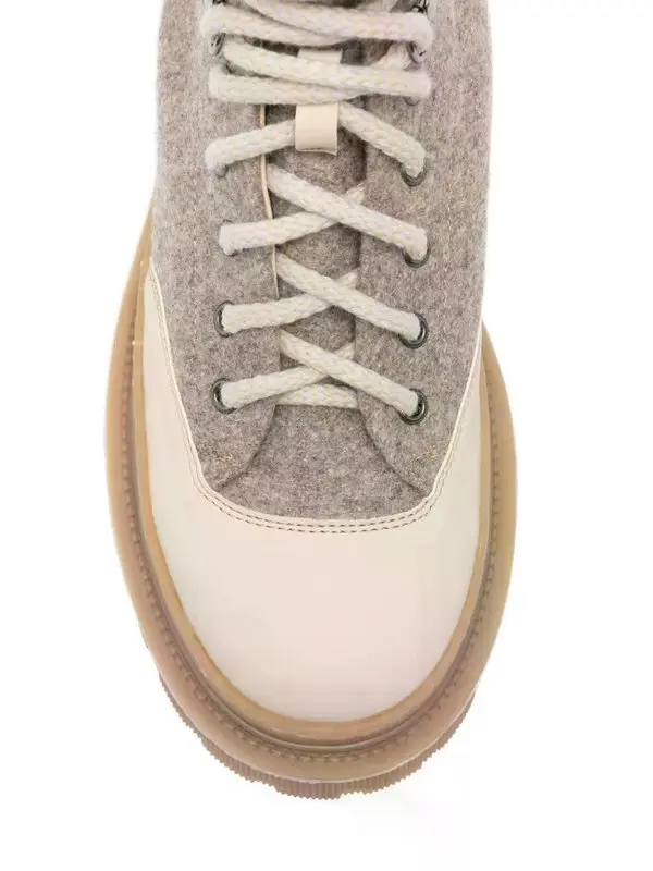 Eleventy Panelled Lug-sole Boots