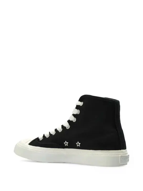 Kenzo Floral Embroidered High-top Sneakers