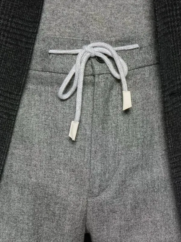 Eleventy Drawstring Pleated Trousers