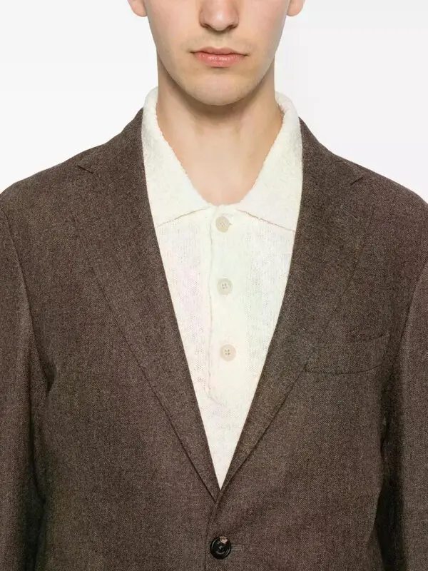 Eleventy Drawstring-waist Notched-lapels Suit