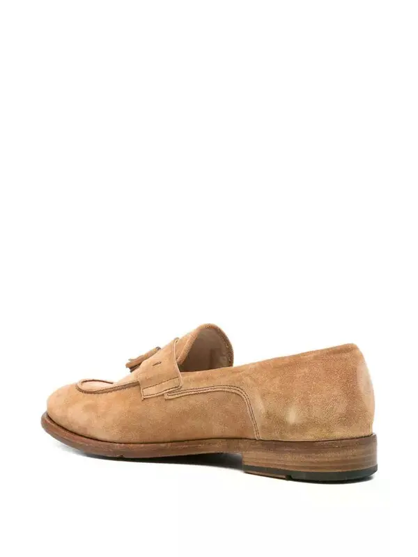 Eleventy Tassel-detail Suede Loafers