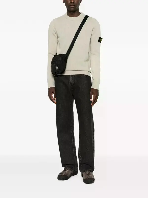 Stone Island 5100072 Lambswool Sweater - Neutrals