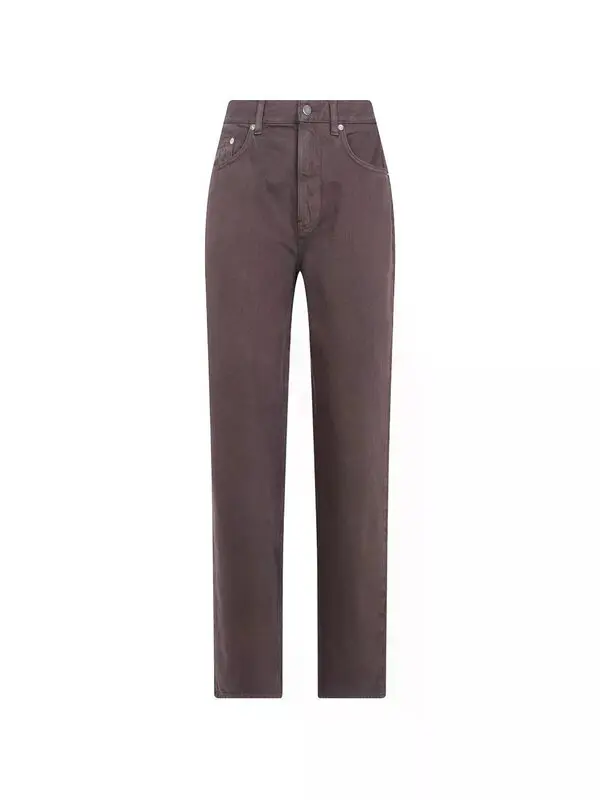 Loulou De Saison Straight-leg Jeans - Brown