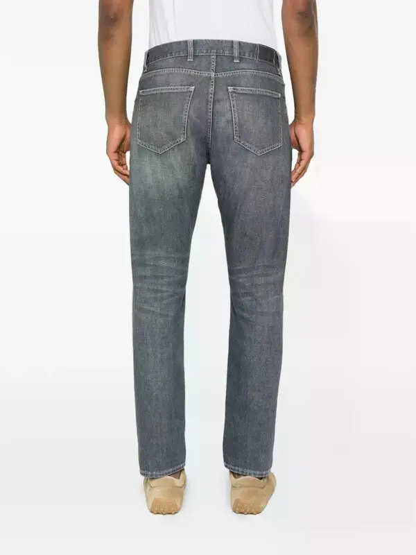 Eleventy Faded-effect Slim-fit Jeans