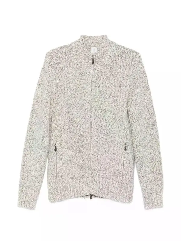 Eleventy Long-sleeve Zip-fastening Cardigan