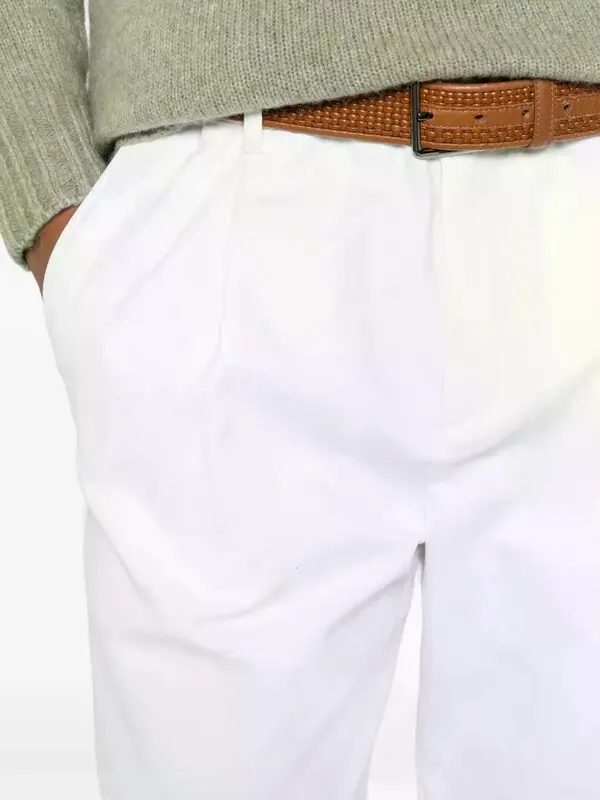 Eleventy Pleated Elasticated-waist Trousers