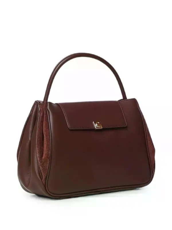 COCCINELLE Suede-panel Leather Tote Bag