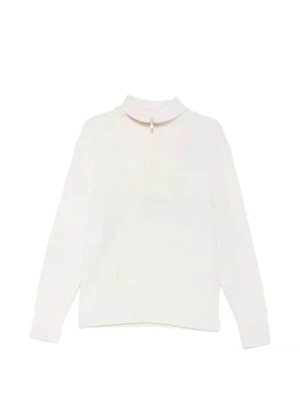 Eleventy Zip Wool Sweater