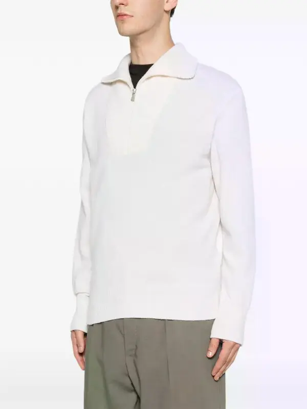 Eleventy Zip Wool Sweater