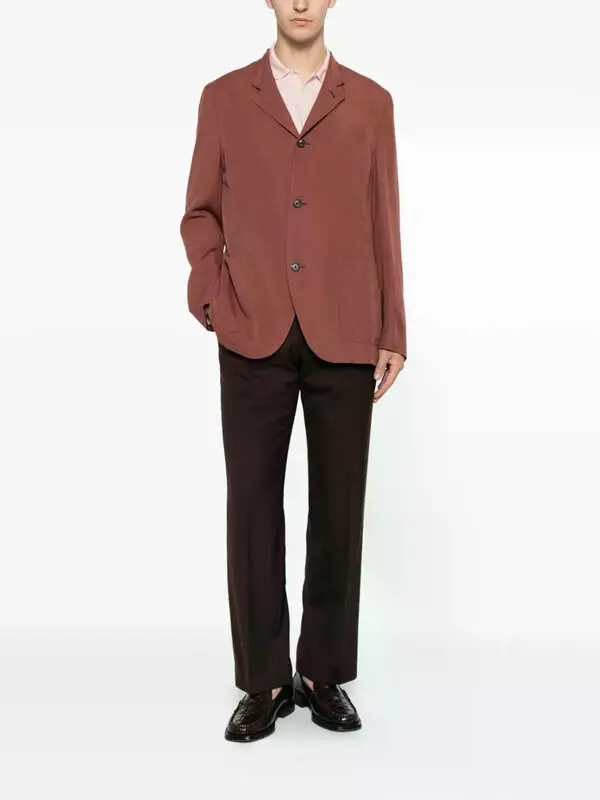 Eleventy Mandarin-collar Buttoned Jacket