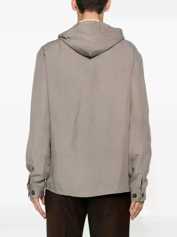Eleventy Hooded Flap-pocket Jacket