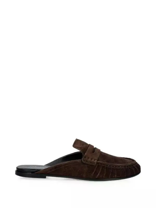 VAGABOND SHOEMAKERS Aleya Suede Mules - Brown