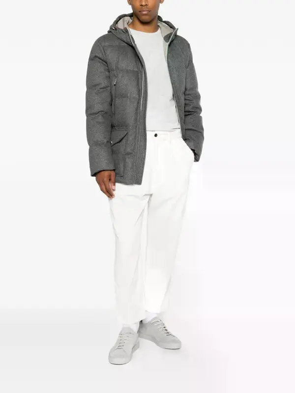 Eleventy Pleated Corduroy Trousers