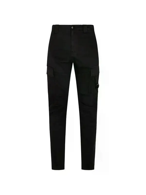 C.P. COMPANY Lens-detail Cargo Pants - Black