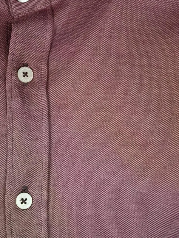 Canali Piqué Long-sleeve Shirt
