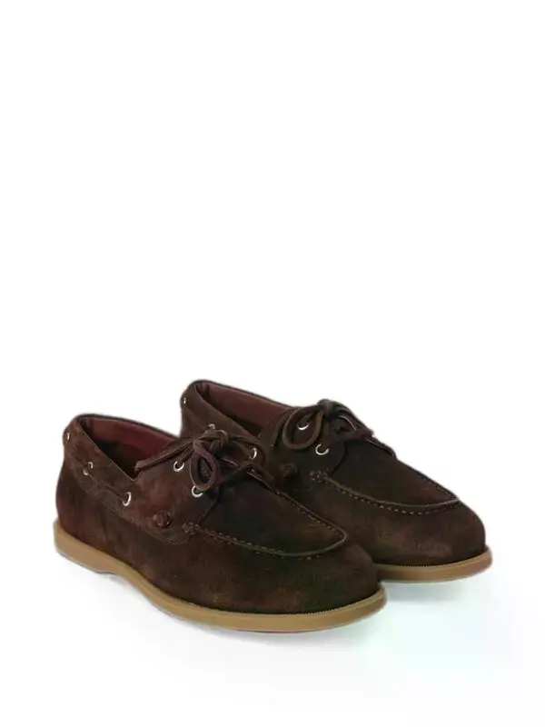 Etro Paisley-print Boat Shoes
