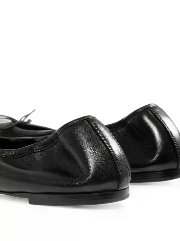 CHRISTEN Tabi Bow-detail Ballet Flats