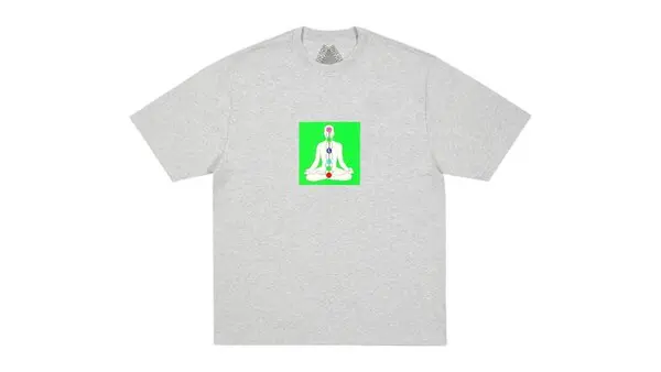 PALACE Chakradical T-shirt - Grey Marl