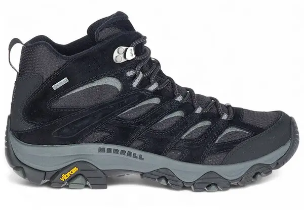 Merrell Moab 3 Mid Goretexin - Black/grey