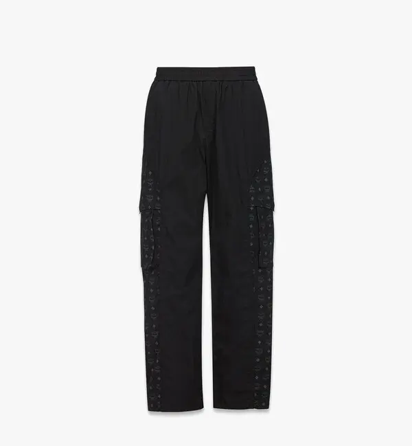 Mcm Monogram Cargo Pants In Econyl