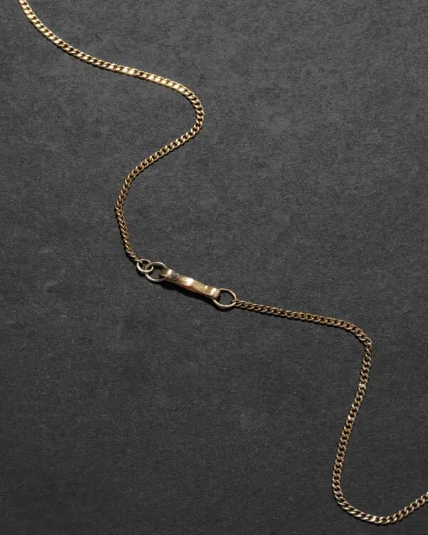 Alexis Bittar Antique Victorian Late 1800s 14k Fill & Paste Crystal Celestial Motif Locket Pendant Necklace - Gold