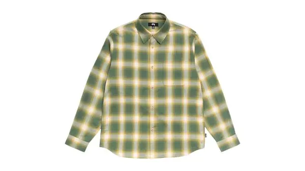 StÜssy Beach Ombre Plaid Shirt