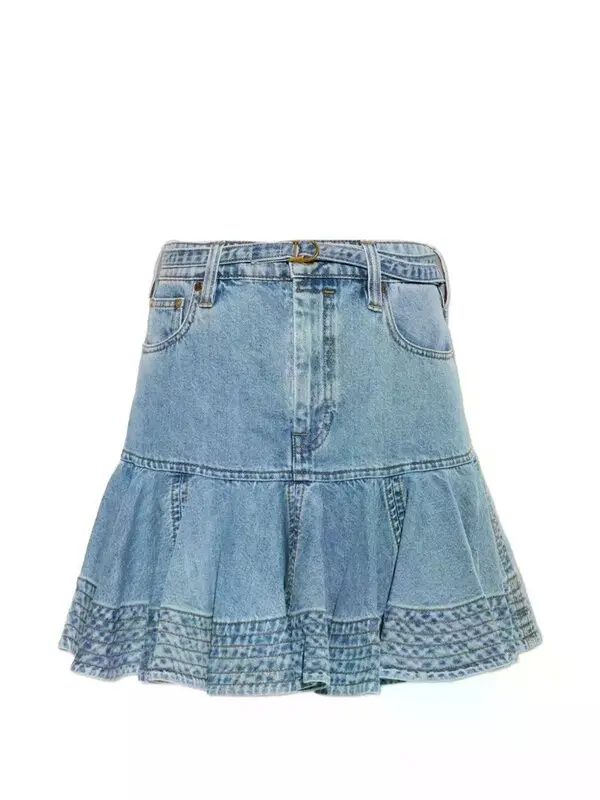Zimmermann Indra Denim Mini Skirt
