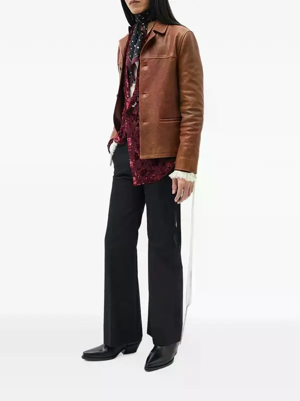 ANN DEMEULEMEESTER Leather Jacket