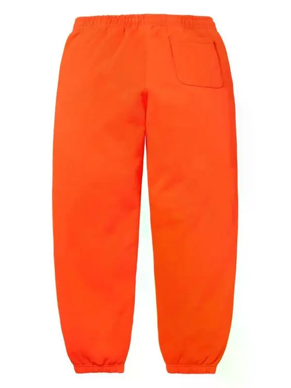 Supreme Satin-appliqué Cotton Track Pants