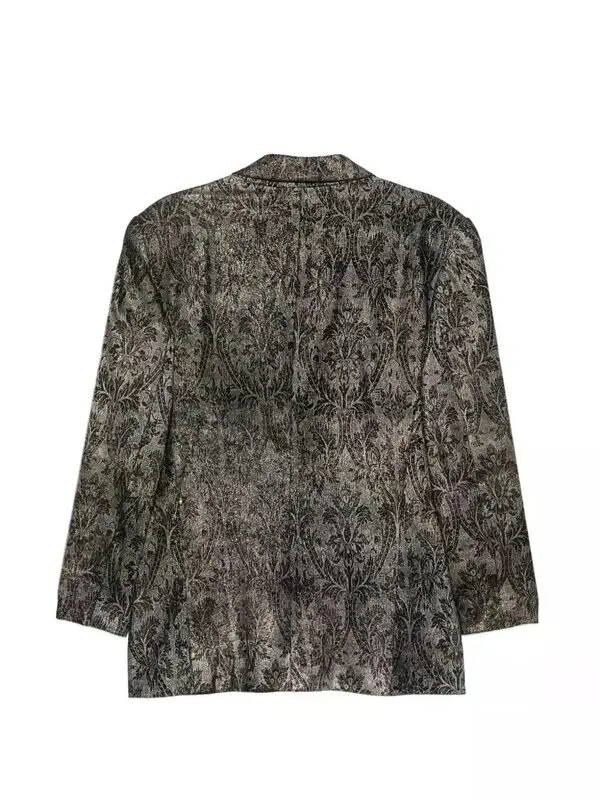 Roberto Cavalli 1980s Damask-print Blazer