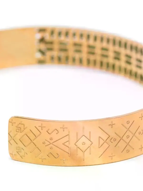 L'EIGHT STUDIO Cord And Cut-out Cuff Bracelet