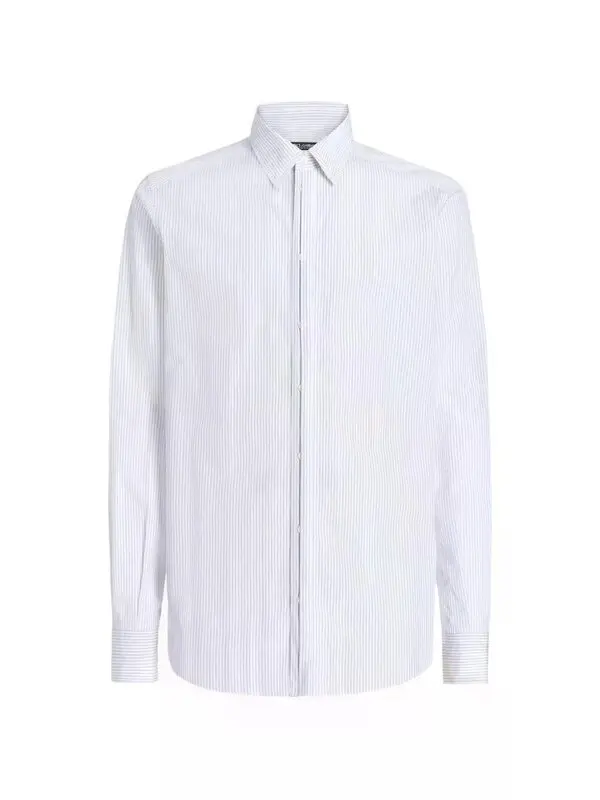 Dolce & Gabbana Striped Poplin Martini Shirt