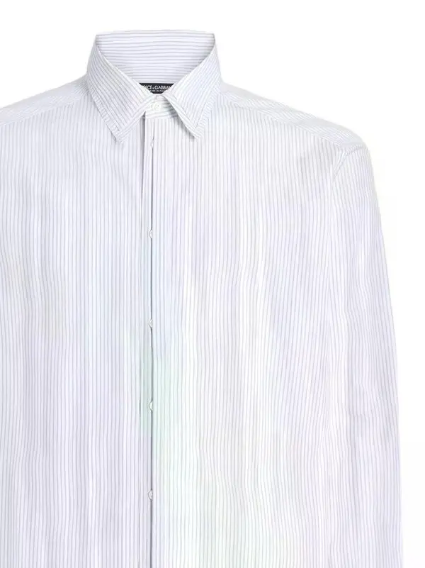 Dolce & Gabbana Striped Poplin Martini Shirt