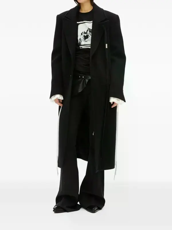 ANN DEMEULEMEESTER Dot Ruched T-shirt - Black